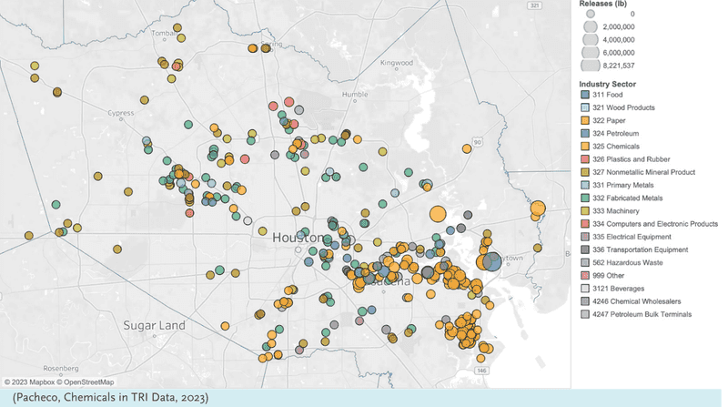 Chemical Plants Houston Map Fire Erupts At A Chemical Plant South Of